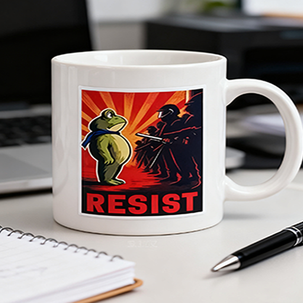 Portland Frog Protest Stickers – Purelumes